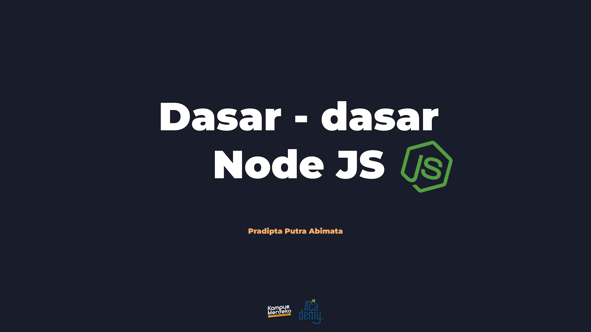 Portofolio Detail >> Penerapan Dasar - dasar Node JS