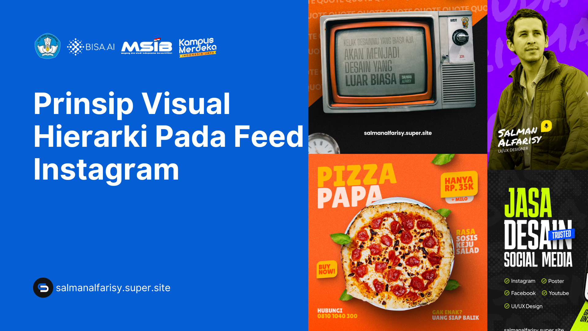Portofolio Detail >> Prinsip Visual Hierarki pada Feed Instagram