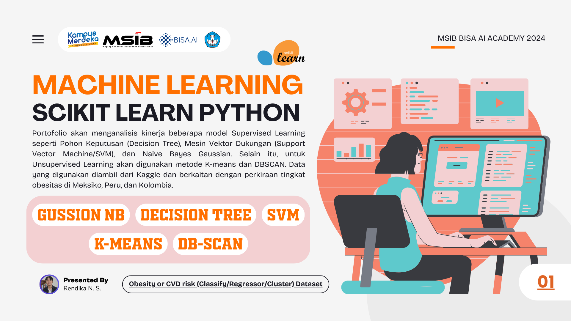 Portofolio Detail >> Machine Learning with Scikit-Learn Python